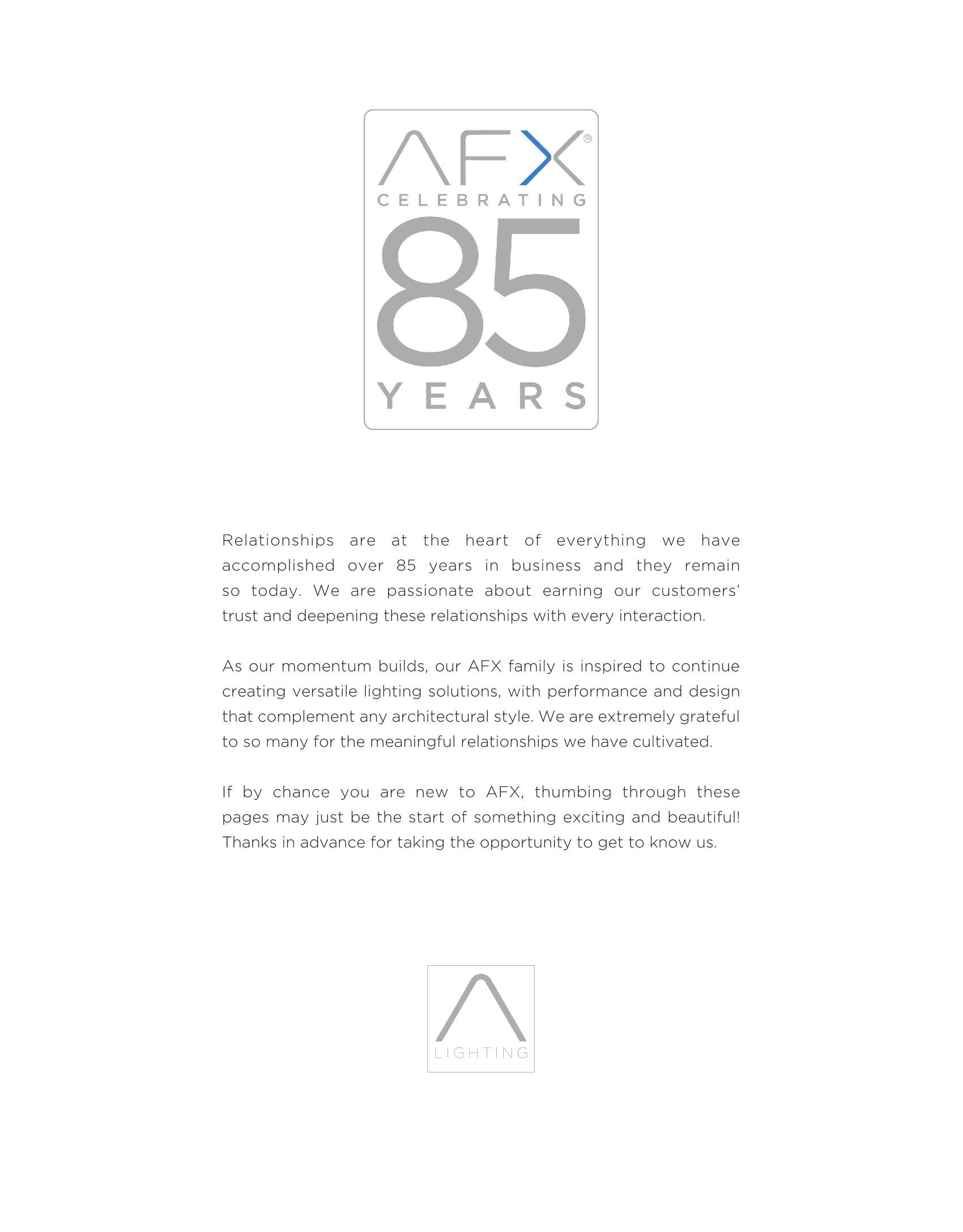 AFX Lighting Catalog 2023